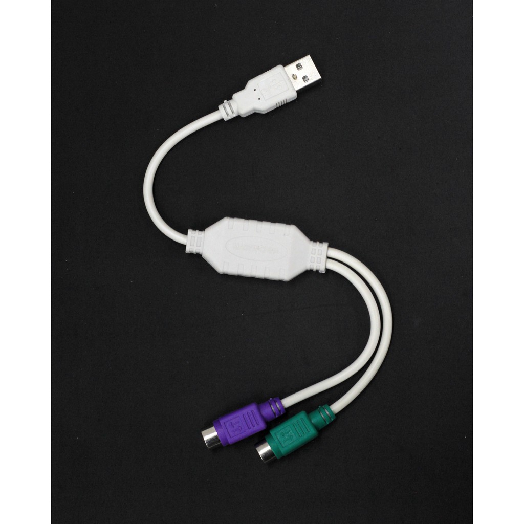 USB to PS/2 PS2 Keyboard Mouse Cable Active Adapter Converter | Shopee ...