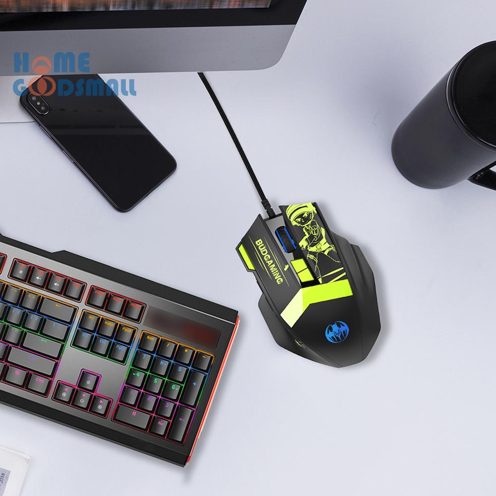 READY STOCK BLOODBAT GM28 RGB USB Wired Mouse 12 Buttons 7200DPI ...