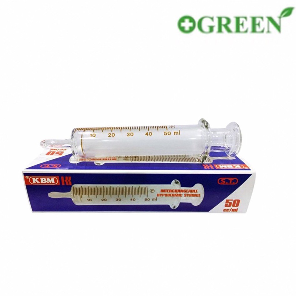 KBM interchangeble hypodermic syringe ไซริ้งค์แก้วสำหรับให้อาหาร (50,20,10 ml) | Shopee Thailand