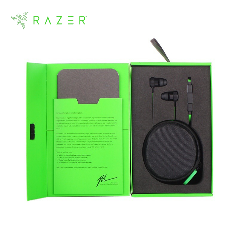 Razer Hammerhead Pro V2 Gaming Headphones Noise Isolation With HD Mic ...