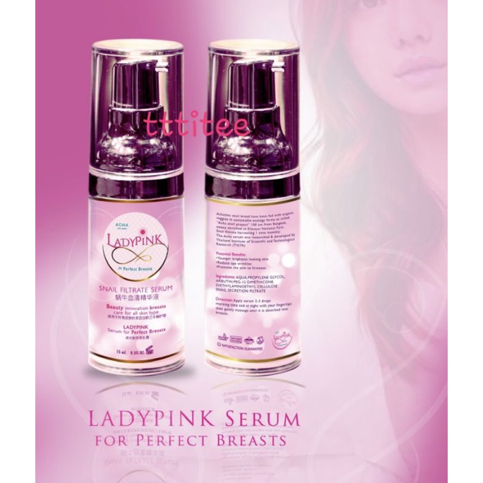เลดี้พิ้งค์ เซรั่ม Lady Pink serum For Perfect Breasts 15 ml - tttitee - ThaiPick