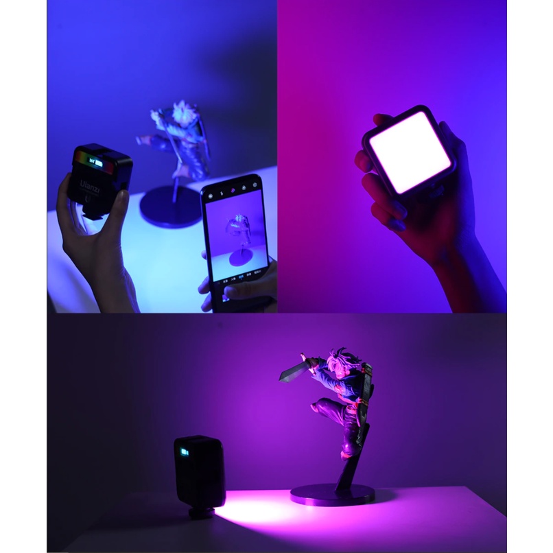 Ulanzi VL-49 Mini RGB LED Video Light 2000mAh Portable Pocket ...