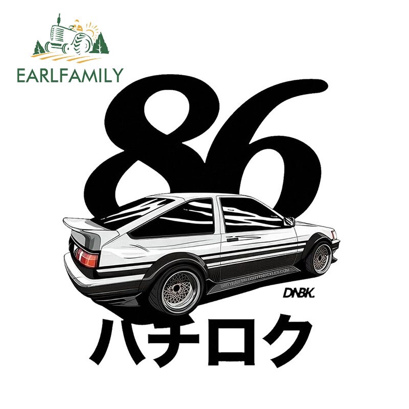 Japanese Sticker Vinyl Japan Initial AE86 BRZ Stickers Takumi Fujiwara ...