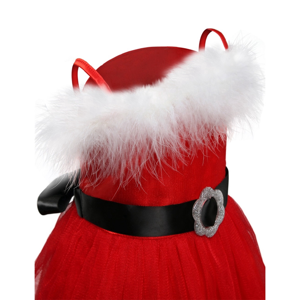 ซีโอดีเด็กสาวแต่งตัวเด็กเดรสสำหรับสาวปาร์ตี้คริสต์มาสซานตา ปริ๊นเซบอล ...