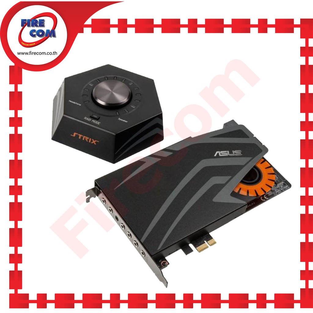 ซาวด์การ์ด SOUND Card Asus Strix Raid Pro PCI Express 7.1 Gaming Sound ...