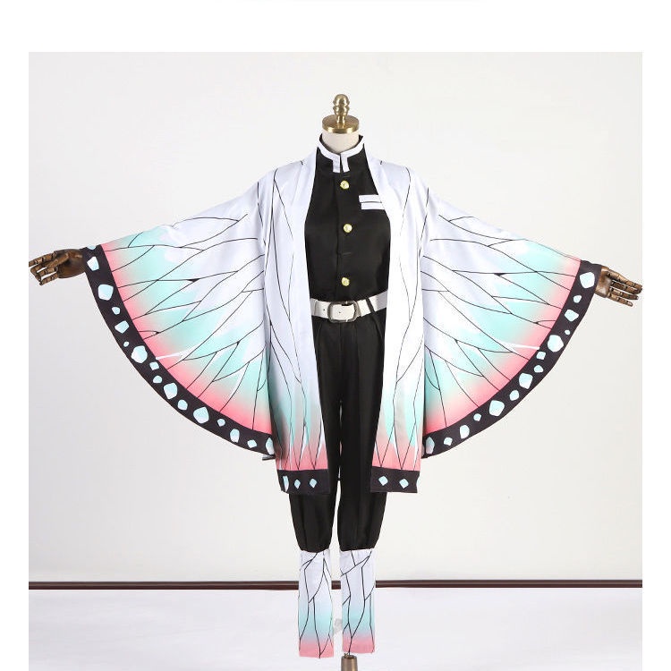 Demon Slayer Cos เสาแมลงผีเสื้อ Ninja Full ชุด Anime Cosplay Haori ...