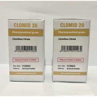 Clomid Golds Pharma 20 mg X 60 Tabs p9Go | Shopee Thailand