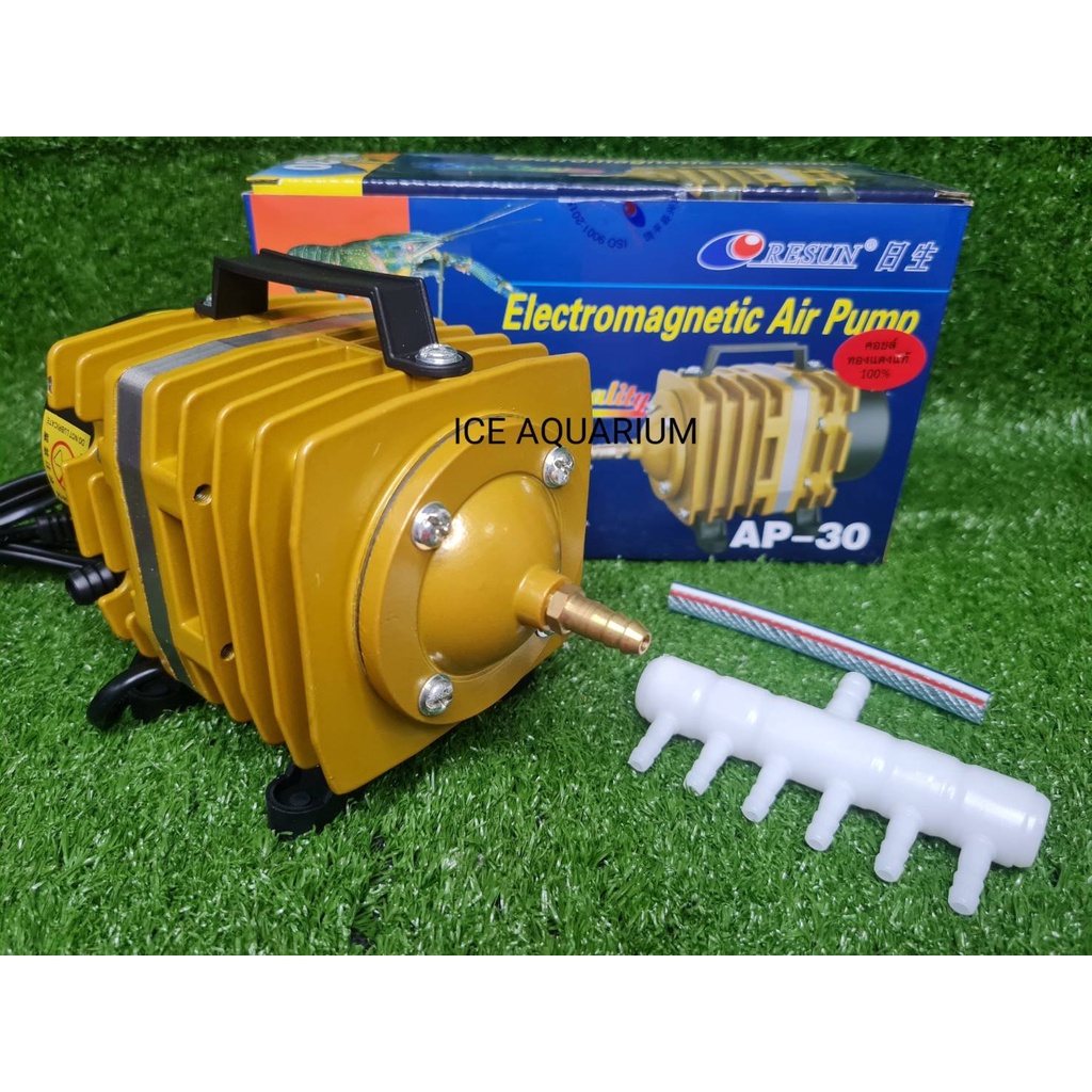 RESUN AP-30 ปั้มลมลูกสูบให้กำลังลมแรง - iceaquarium.official - ThaiPick
