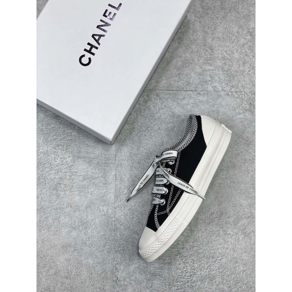 Chanel X Converse รองเท้าผ้าใบแฟชั่น - degaofang.th - ThaiPick