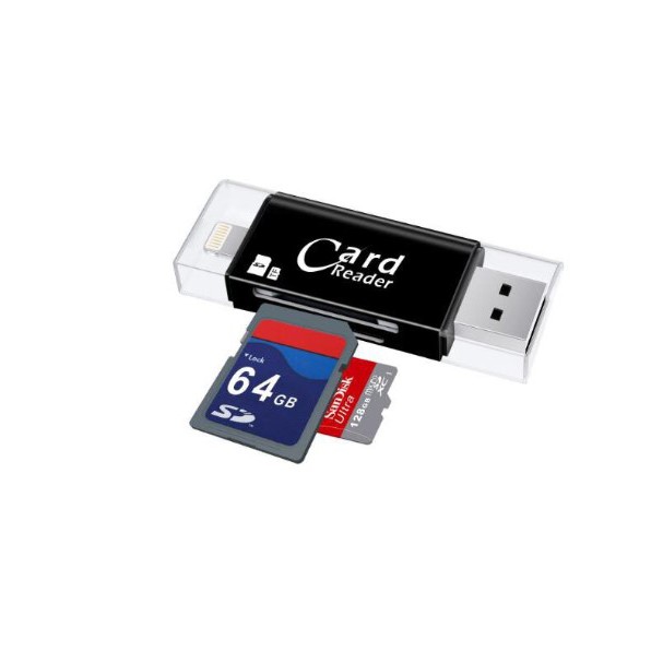 iDragon(5) การ์ดรีดเดอร์ SD Card Reader iUSB Pro USB TF Card Reader ...