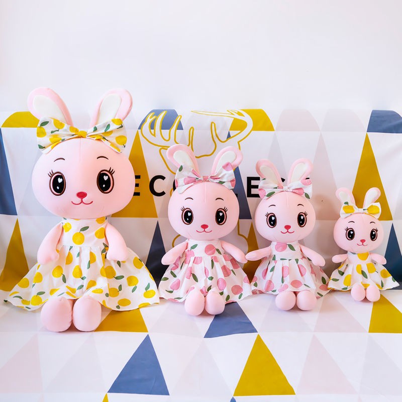 Plush Toy Rabbit Cute Bed Girl Princess Cute Queen Little Bunny Doll ...