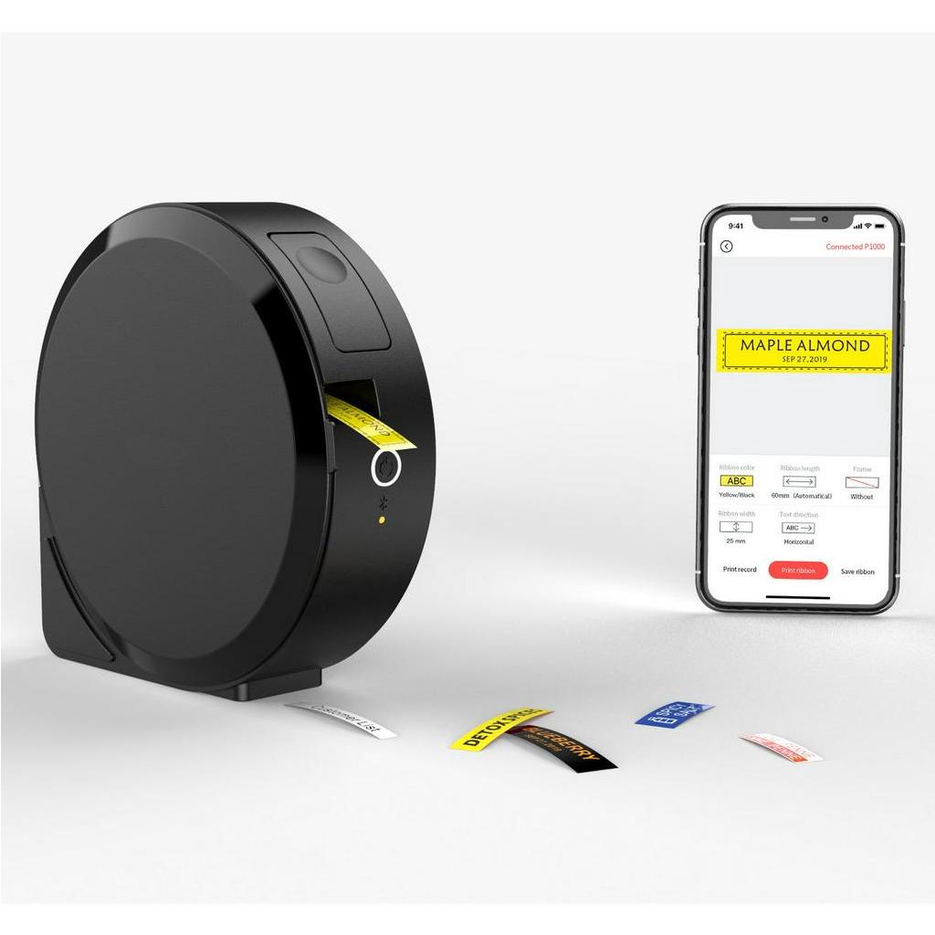 เครื่องพิมพ์อักษรแบบพกพา sticko รุ่น P1000 Label Printer เครื่องพิมพ์ ...