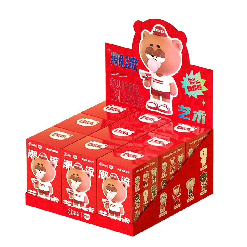 พร้อมส่ง กล่องสุ่มแบบแยกตัว Bernie Bear Trend Art - chocomintbkk - ThaiPick
