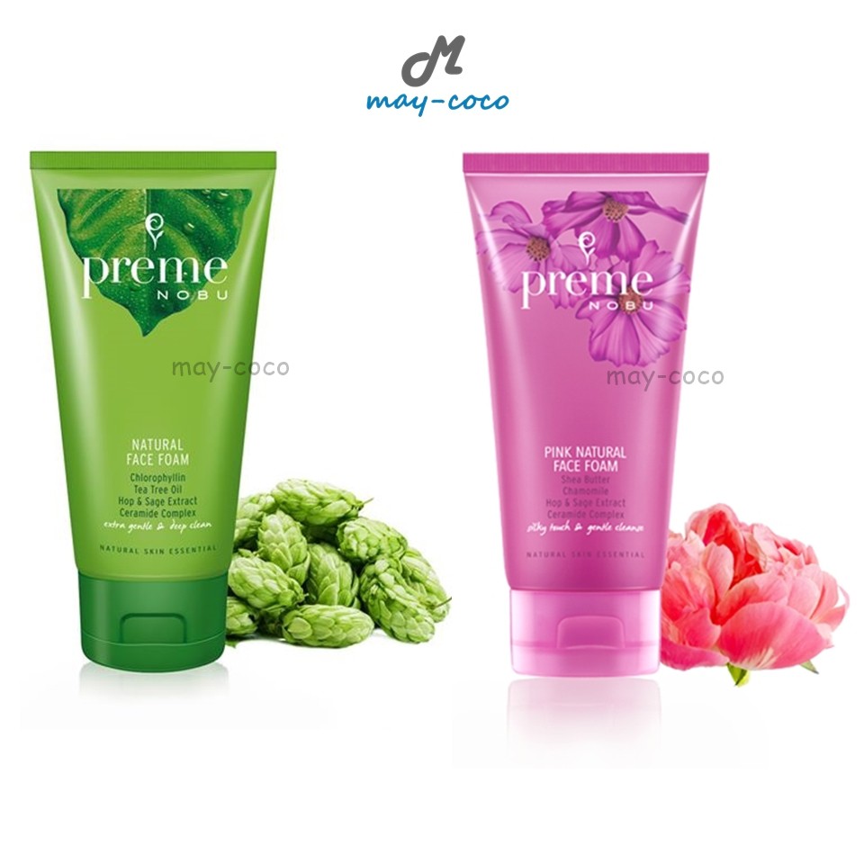 ถูก/แท้/ส่งฟรี โฟมล้างหน้า Preme Nobu Natural Face Foam พรีมโนบุ โฟม ...