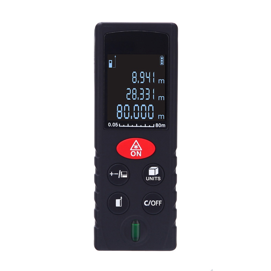60m/197ft Mini Handheld Digital Laser Distance Meter High Precision ...
