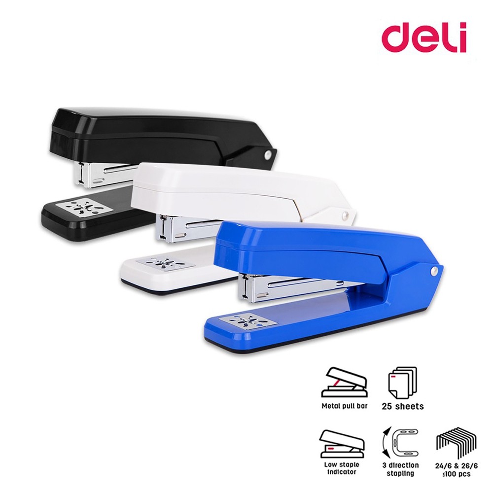 เครื่องเย็บกระดาษ Deli no.0393 เย็บได้ 210 แผ่น (ใช้ลวดเย็บขนาด 236 ...