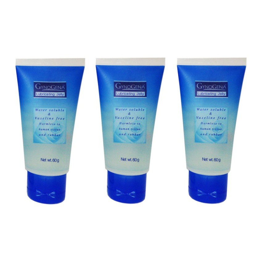 Gynogena Lubricating Jelly เจลหล่อลื่น สุตรน้ำ 60 กรัม( 3 กล่อง ...