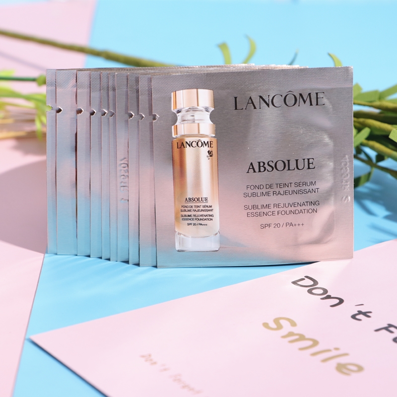 Lancome Jing Pure Essence Essence Liquid Foundationตัวอย่าง1ml * 10ชิ้น ...