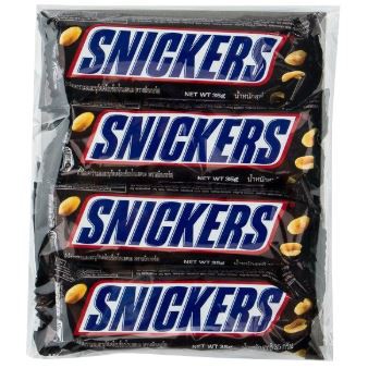 SNICKER สนิกเกอร์ ช็อกโกแลต ขนาด 35กรัม ยกแพ็ค 4ซอง CHOCOLATE | Shopee ...