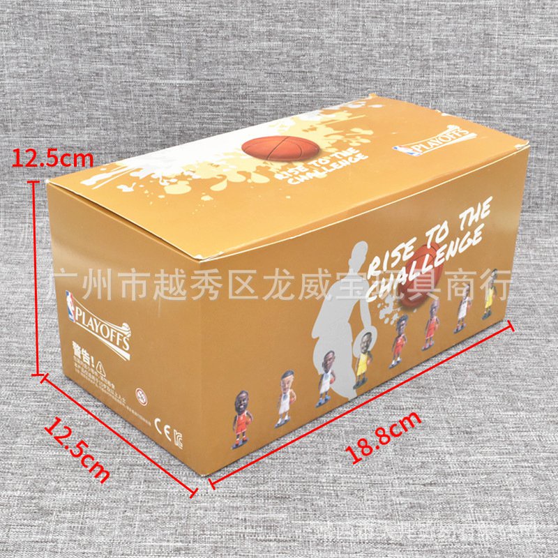 ตุ๊กตาบาสเก็ตบอล Nba NBA Star James.Harden Figure Blind Box Q Version ...