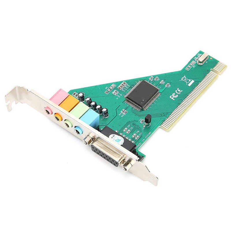 PCI Sound Card 4.1 Channel Computer Desktop Built-in Sound Card ...