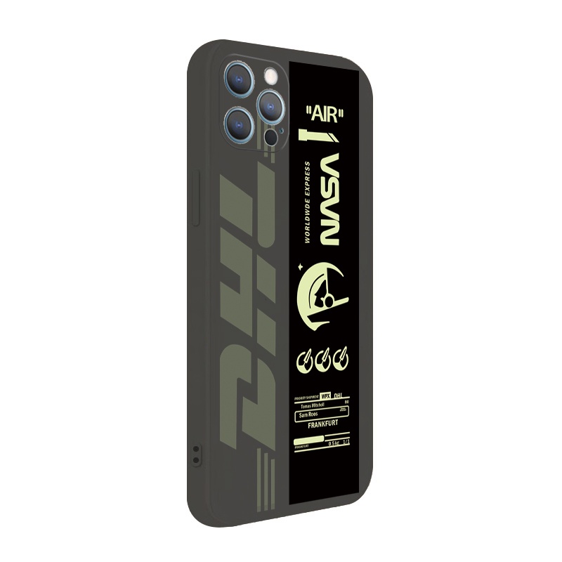 for iPhone 11 Pro Max 12 Mini XR XS 7 8 Plus SE 2020 NASA DHL Barcode ...