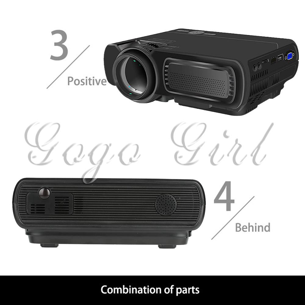 Gogo Smart Projector WIFI Video Projector Portable Multimedia Projector ...