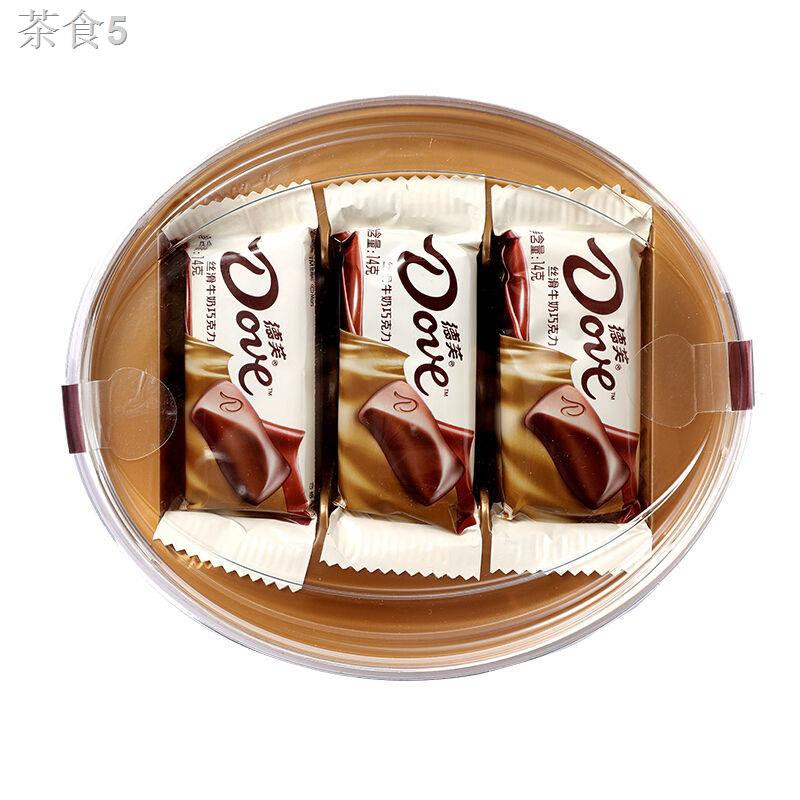 ช็อคโกแลต☋☈♙Dove Chocolate 252g * 4 ชามเนื้อเนียนมิลค์กี้ไวท์ช็อกโกแลตหอมดาร์กช็อกโกแลตเข้มข้น ...
