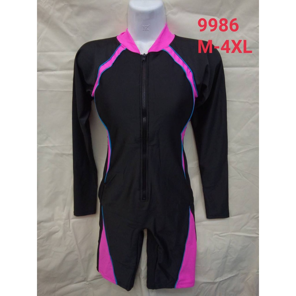 ชุดว่ายน้ำ ชุดว่่ายน้ำวันพีช ชุดว่ายน้ำหญิง สีดำ ซิปหน้า ผ้าเนื้อดี สินค้าพร้อมส่งด่วน ขนาด M L ...