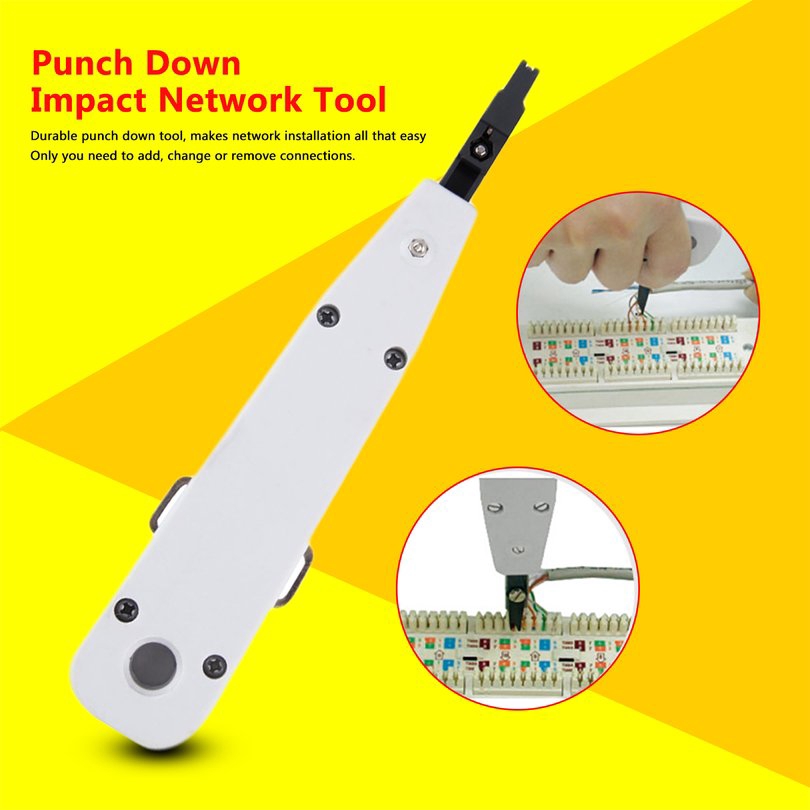 ใหม่Rj11 Rj 45 Cat 5 Network Punch Down อุปกรณ์สําหรับใช้ในการเจาะ ...