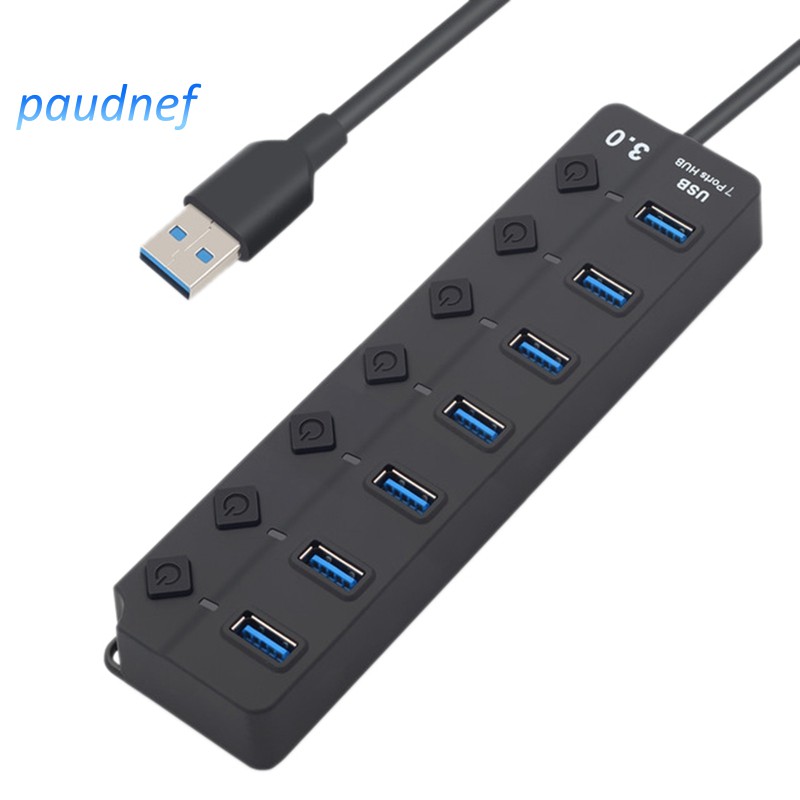 USB HUB 3.0 5 Gbps High Speed 7 Port USB 3.0 Hub Splitter - paudnef.th ...