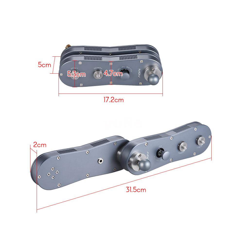 Portable Camera Video Slider with Panning and Linear Motion Extends Up ...