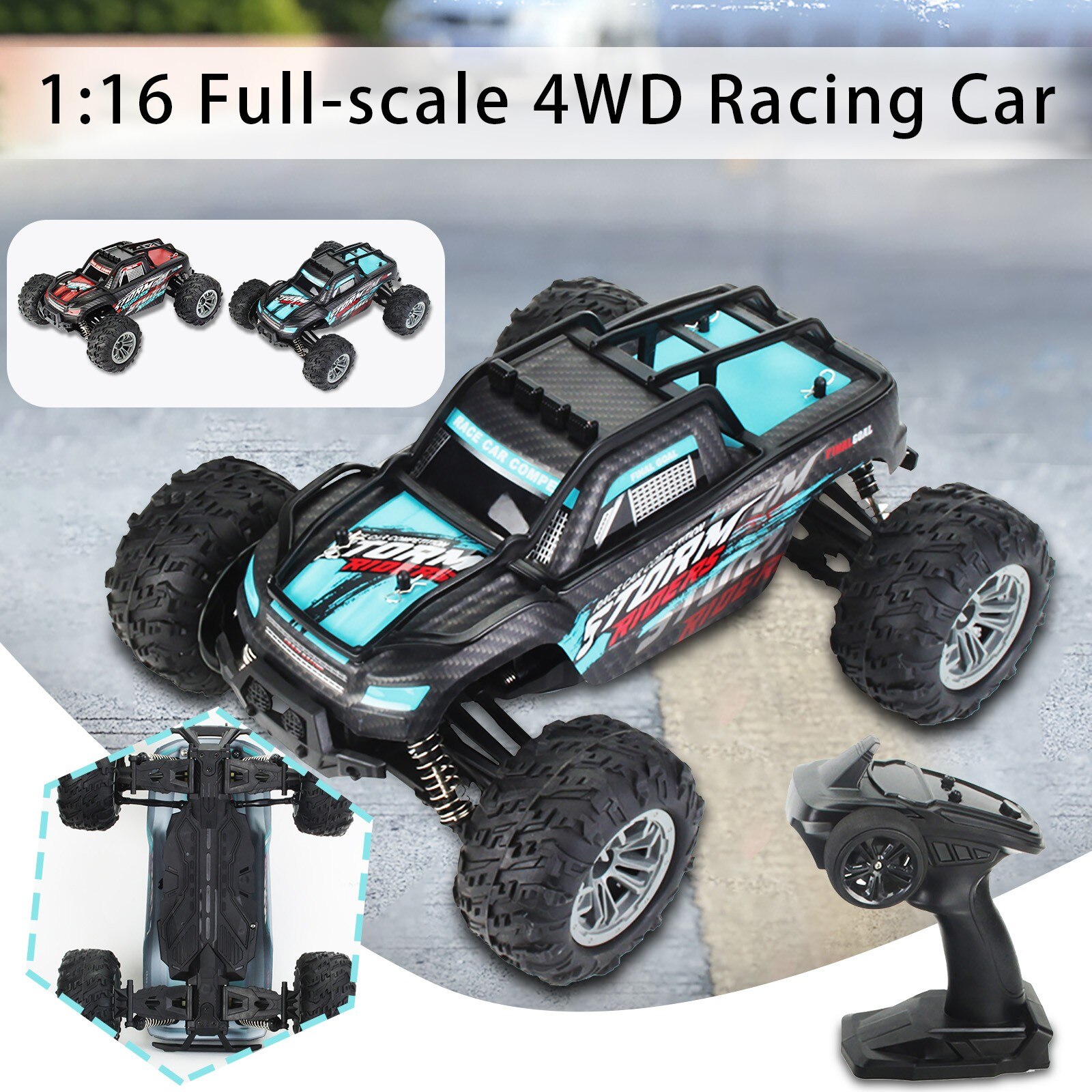 2021 NEW latest remote Car 1:16 Alloy RC Car 2.4G 4CH Highseed Remote ...