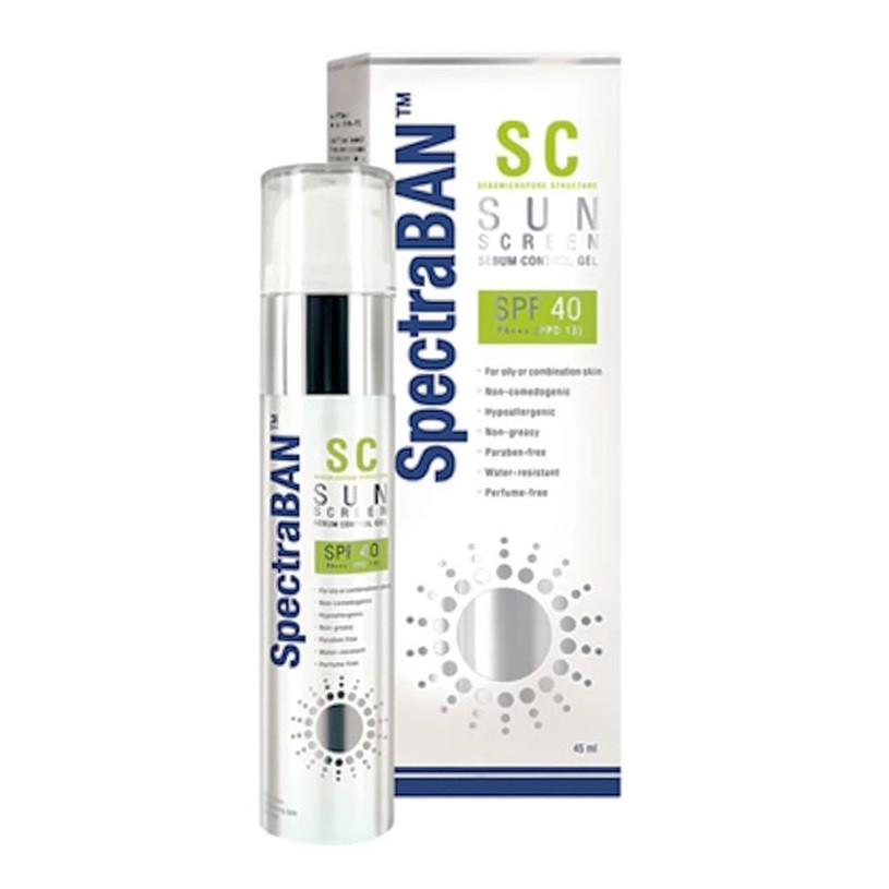 exp 0923 Spectraban SC Gel spf 40 45ml กันแดด เจล คุมมัน สเปคตราแบน ...