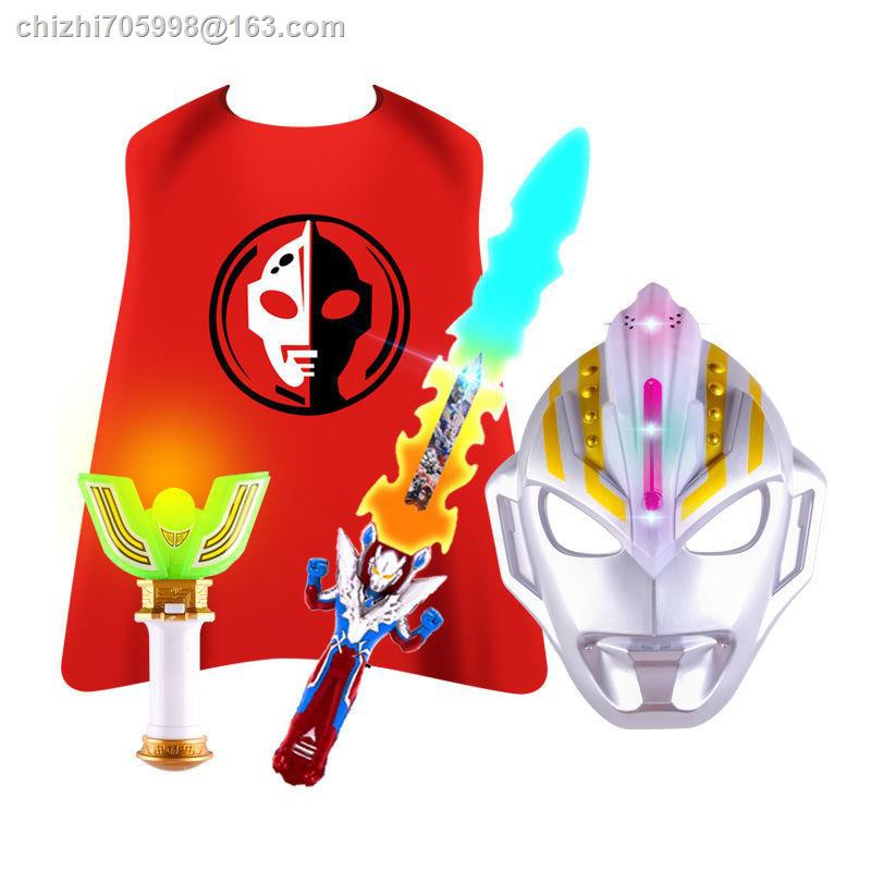Ultraman toysของเล่นอุลตร้าแมนเด็ก ๆ สามารถสวมหน้ากากอุลตร้าแมนส่อง ...