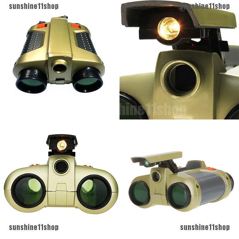 SSH 4x30mm Night Vision Viewer Surveillance Spy Scope Binoculars Pop-up ...