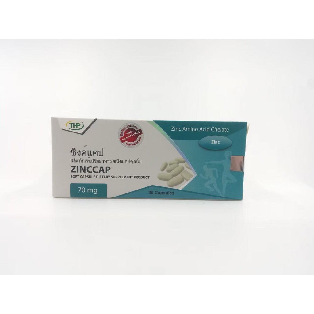 THP ZINC CAP 70 mg (ซิงค์แคป) 30 capsules | Shopee Thailand