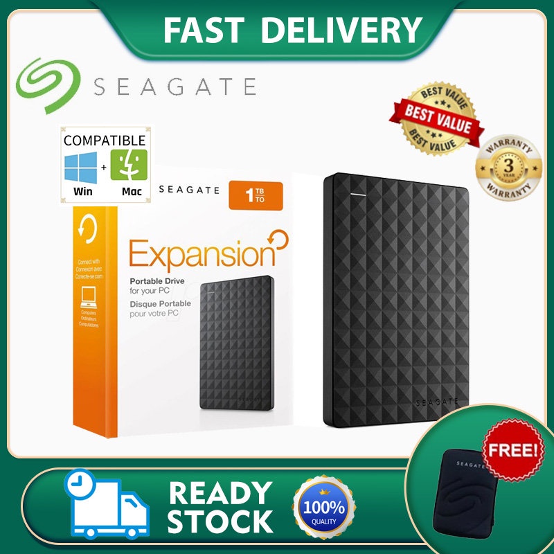 Seagate 2TB Portable HDD 2.5\" External Hard Drive Hard Disk USB3.0 for ...