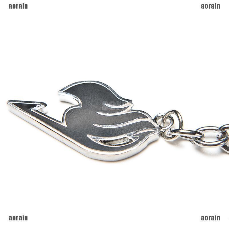 AG The Union Flag Silver Keyring 1PC for Anime Fairy Tail Keychain ...