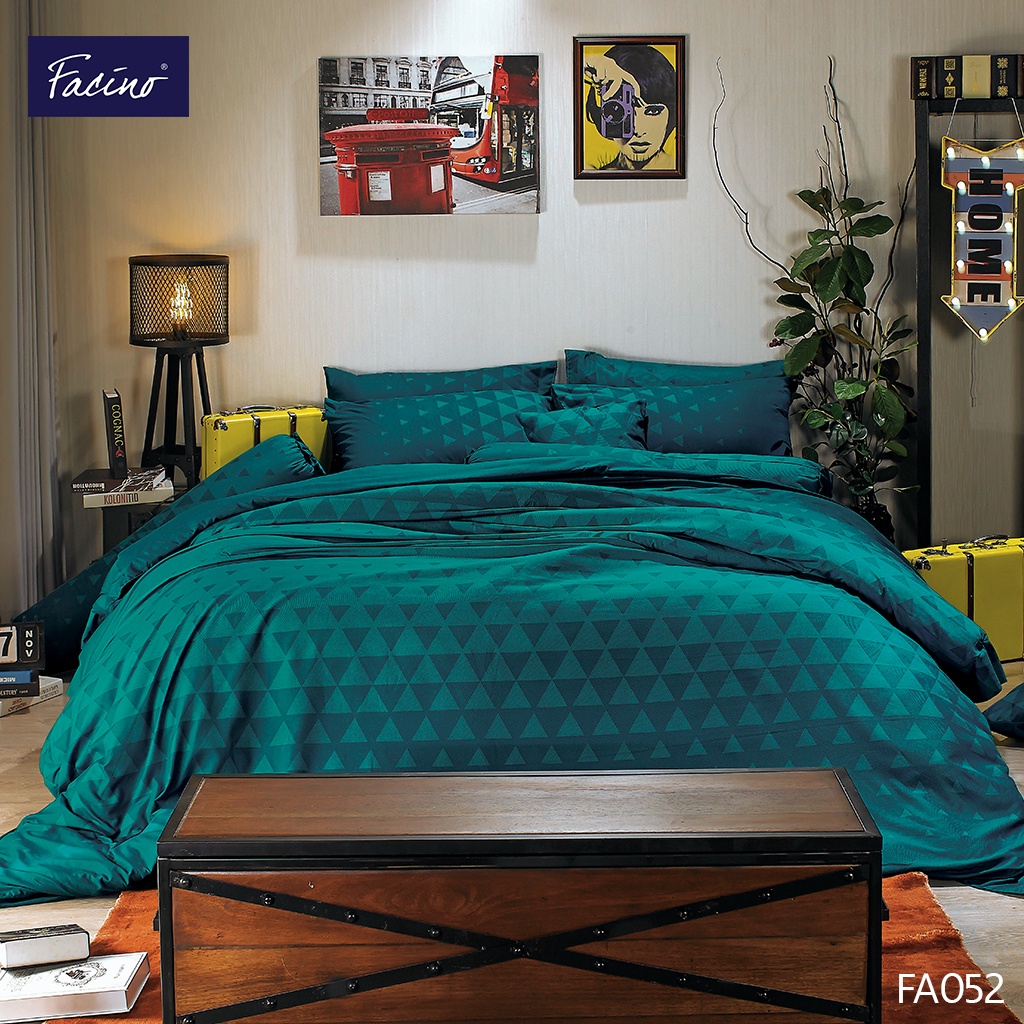 Facino ชุดผ้าปูที่นอน 6 ฟุต 5 ฟุต 5 ชิ้น (ไม่รวมผ้านวม) MIX MATCH YOUR ...