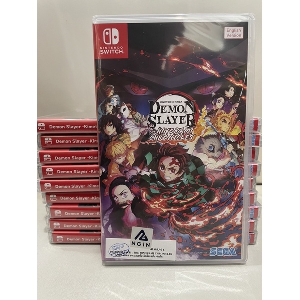 (มือ2) Demon Slayer Nintendo switch (Kimetsu no Yaiba) The Hinokami ...