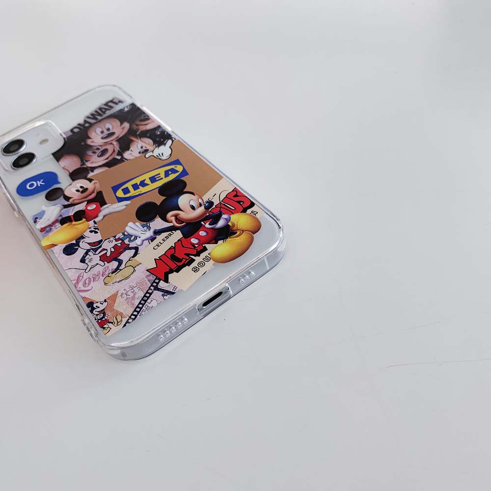 CASE FOR 12 pro max 12 mini cover IK EA Cartoon mouse bow Printing ...