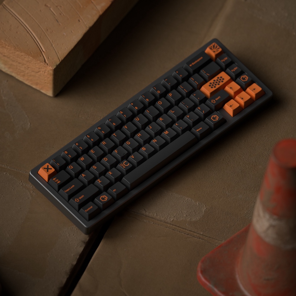 แป้นพิมพ์คอมพิวเตอร์ 1 Set Gmk Carbon Keycaps Pbt Dye Sublimation Key ...