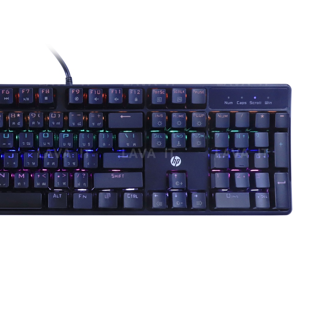 HP GK320 Gaming Mechanical Keyboard คีย์บอร์ดเกมมิ่ง กันน้ำและฝุ่น ...