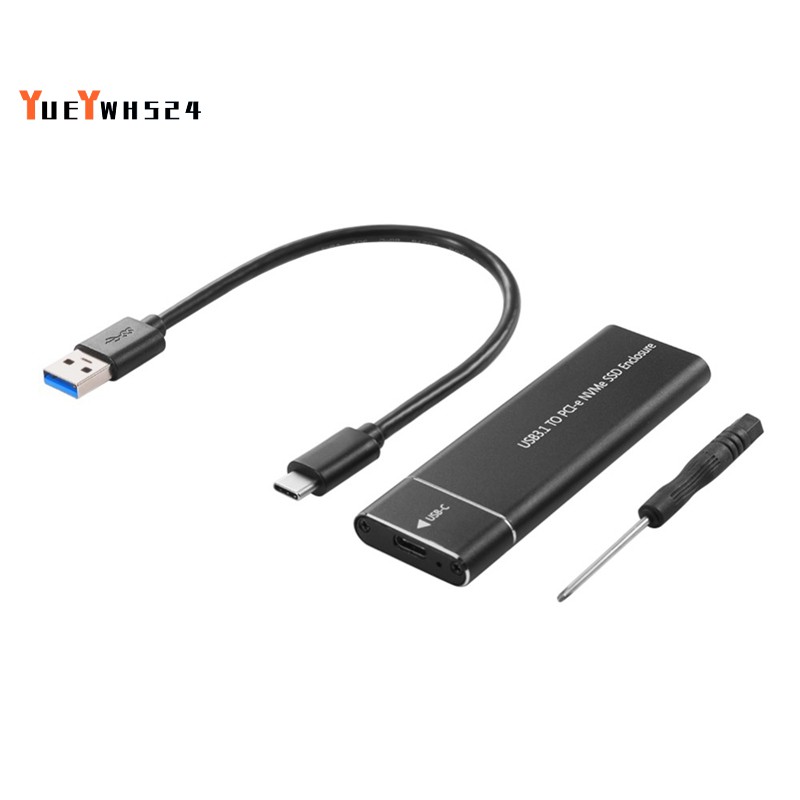 USB 3.1 Gen2 to M.2 NVME Case PCIe SSD Nvme Enclosure M-Key to Type C ...