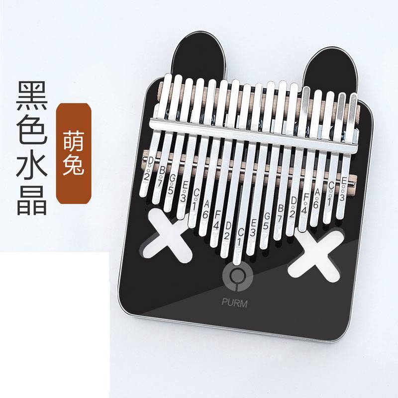 PURM นิ้วหัวแม่มือเปียโน kalimba เมษายนยาง 17 ที่สำคัญ kalimba ...