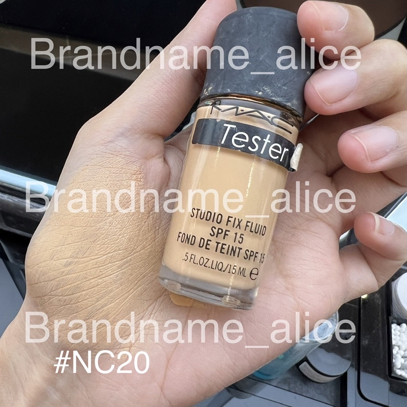 แท้ รองพื้น MAC Studio Fix Fluid Spf 15 Foundation 15ml สี Nc20 Nc25 ...