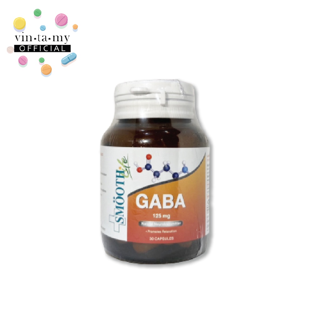 [เพิ่มสมาธิและความจำ] Smooth E (สมูทอี) GABA by Smooth Life ขนาด 30 ...