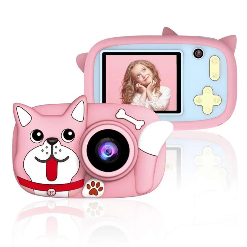 Children's Camera Cute Toy Cat Mini Digital Camera IPS Screen Education ...