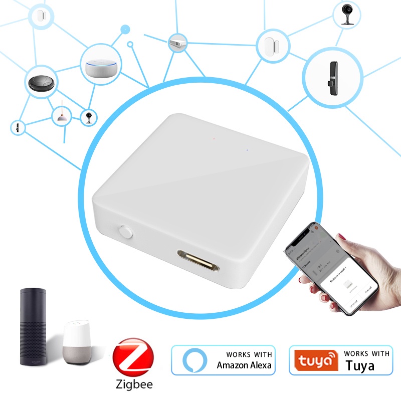 Tuya Zigbee 3.0 Hub Smart Gateway Bridge Home Wireless Smart Life App ...
